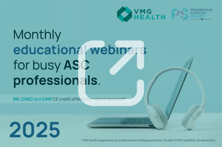 Webinars 2025 - Progressive Surgical eSupport Membership